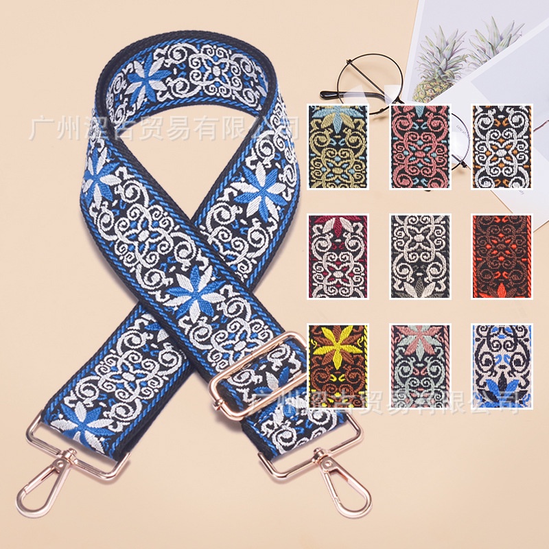 2022 New Style 5cm Wide Adjustable Shoulder Strap Pattern Crossbody ...