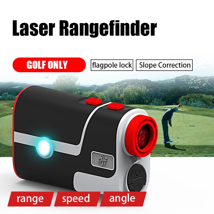 Golf Rangefinder Laser Golf Range Finder, Max 1000m Range, Flagpole ...