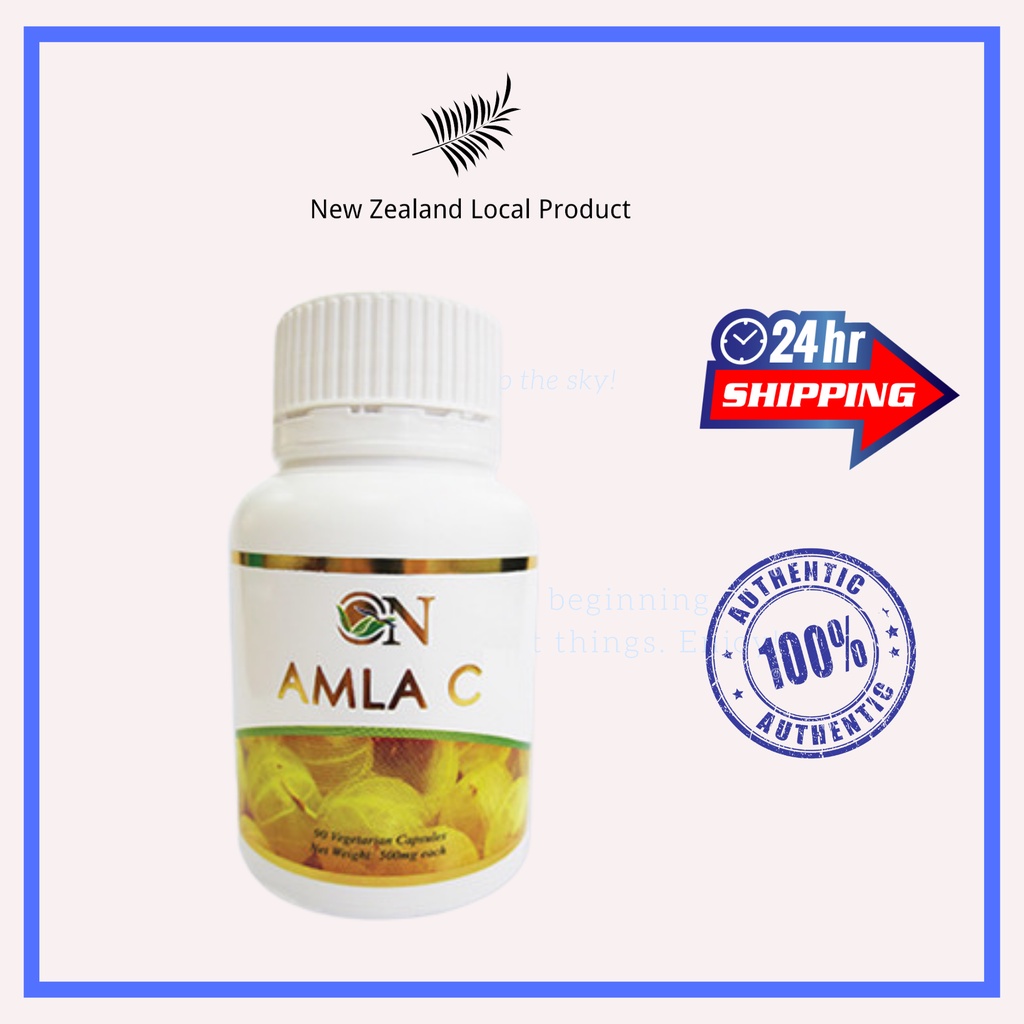 All Natural Vit C ON AMLA C (Organic Indian Gooseberry)90 vege caps ...