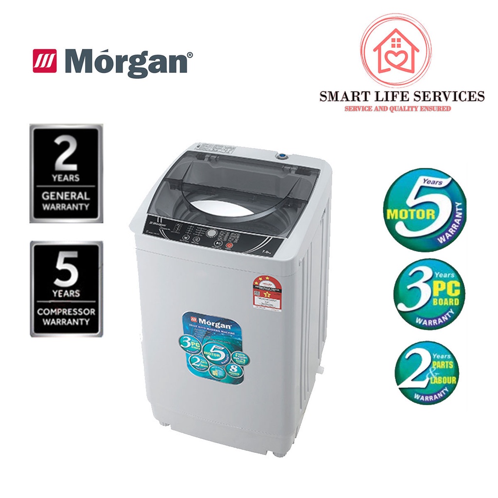 Morgan Fully Auto 7kg Top Loading Washing Machine MWM-7 ZIRCON | Shopee ...