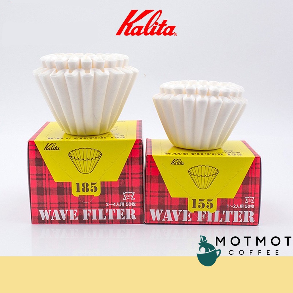 K Wave Paper Filter 155 185 50 Sheet & 100 | Shape COFFEE MOTMOT ...