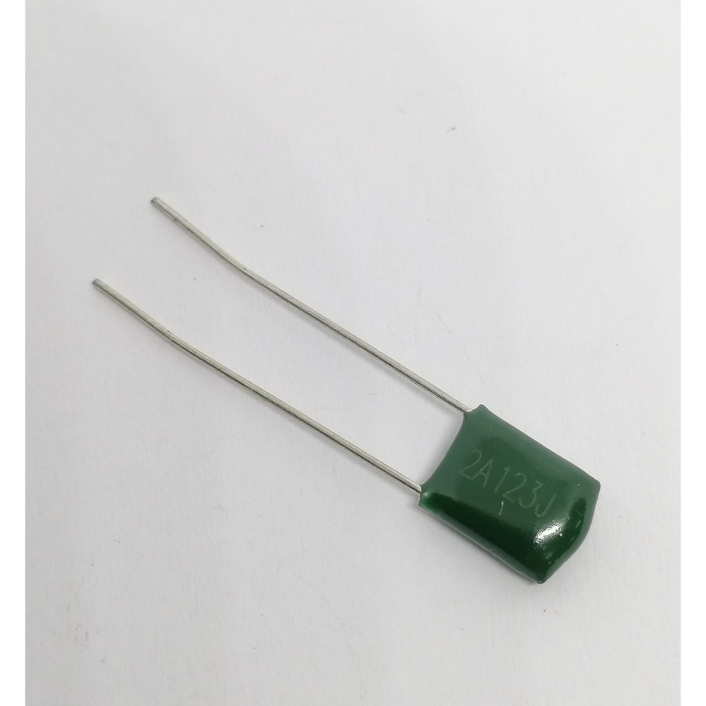 5 PCS 2A123J 0.012UF 12NF 100V, Mylar Polyester Film Capacitor | Shopee ...
