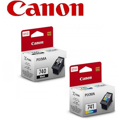 ORIGINAL CANON PG-740 BLACK PG470 / CL-741 CL741 COLOR INK CARTRIDGE ...
