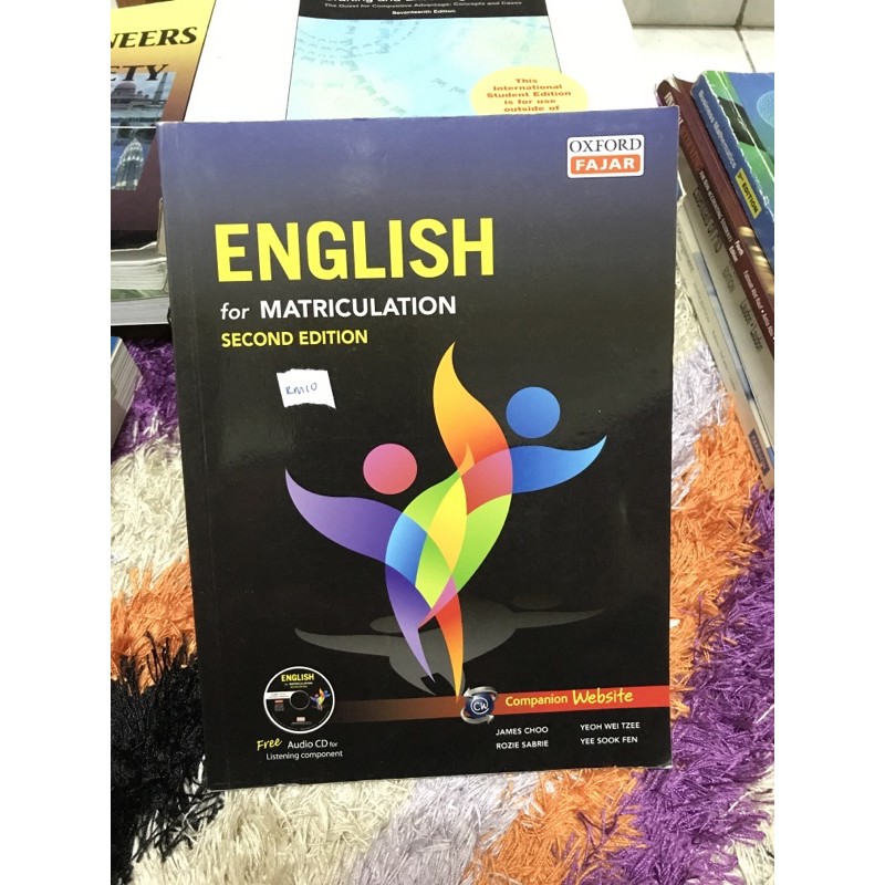 English for Matriculation [ EXERCISE BOOK ] | Shopee Malaysia