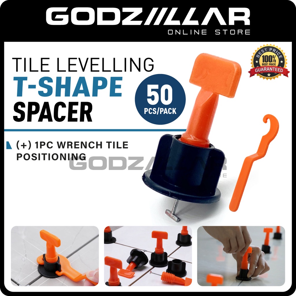 (Wholesale) 51pcs T-Shape Tile Leveling System | Tile Spacer Level ...