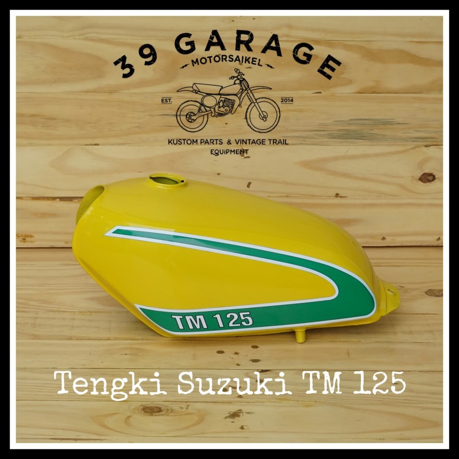Tengki suzuki TM 125 tank TM125 gastank trail classic trail old school ...