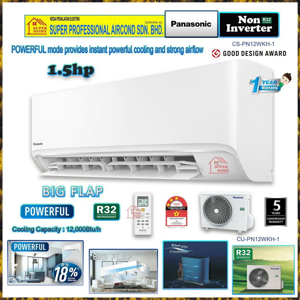 Panasonic R32 Non Inverter Air Conditioner 1.0hp - 3.0hp Standard Non ...