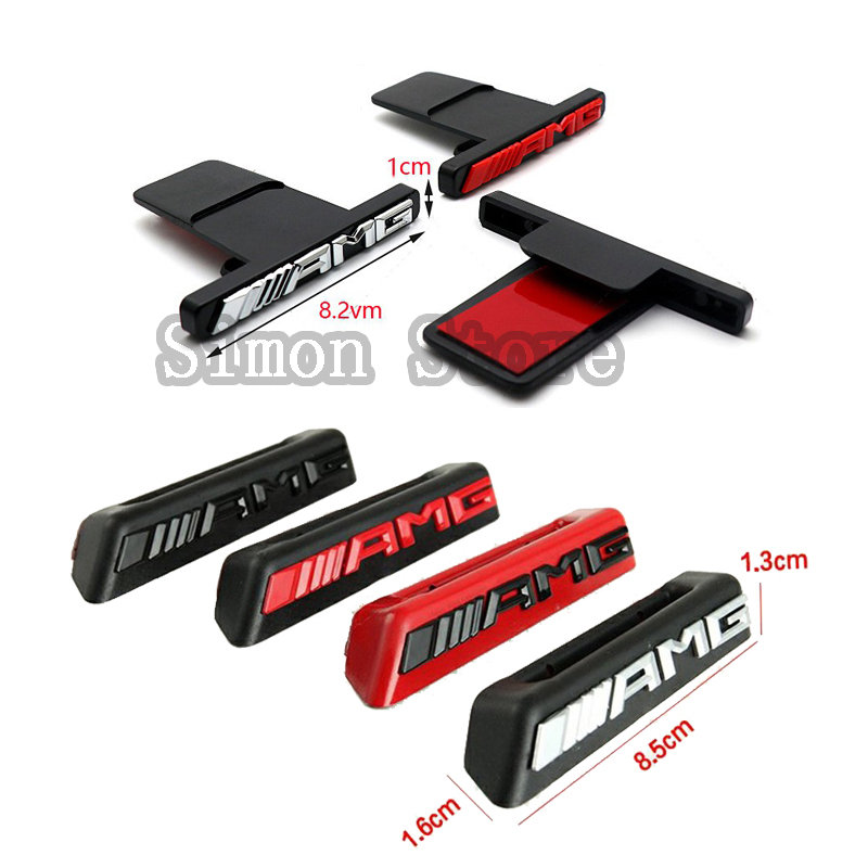 ABS GT Models AMG Car Front Grille Emblem for Mercedes Benz W210 W203 ...