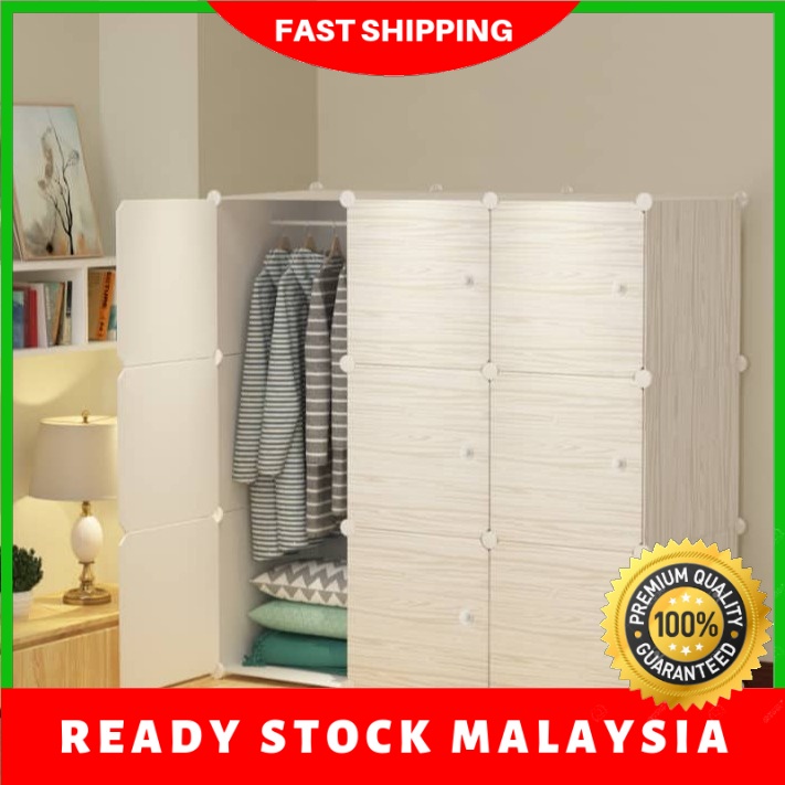 🔥🔥JRFC 🔥🔥MAPLE WHITE 9C Almari Karton DIY Children Cartoon Cabinet ...