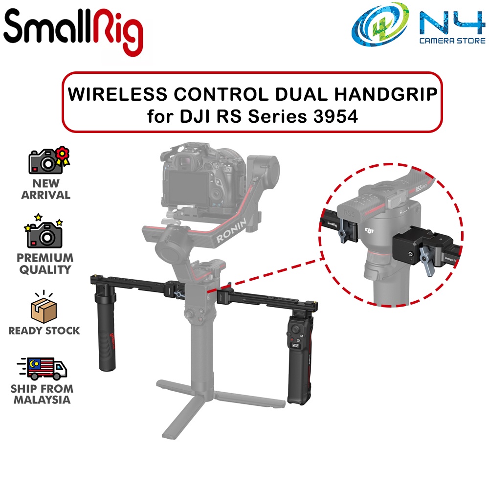 SmallRig Wireless Control Dual Handgrip for DJI RS 3 Pro RS2 Series 3954 | Shopee Malaysia