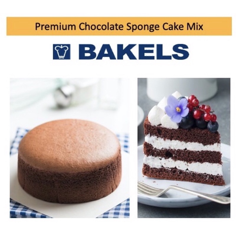 Ready Stock📣 BAKELS Chocolate Sponge Mix Pra campuran500g (BNC ...
