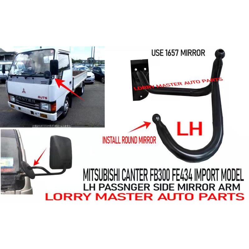 MITSUBISHI CANTER FB300 FE434 IMPORT MODEL MIRROR ARM LH AND RH ...