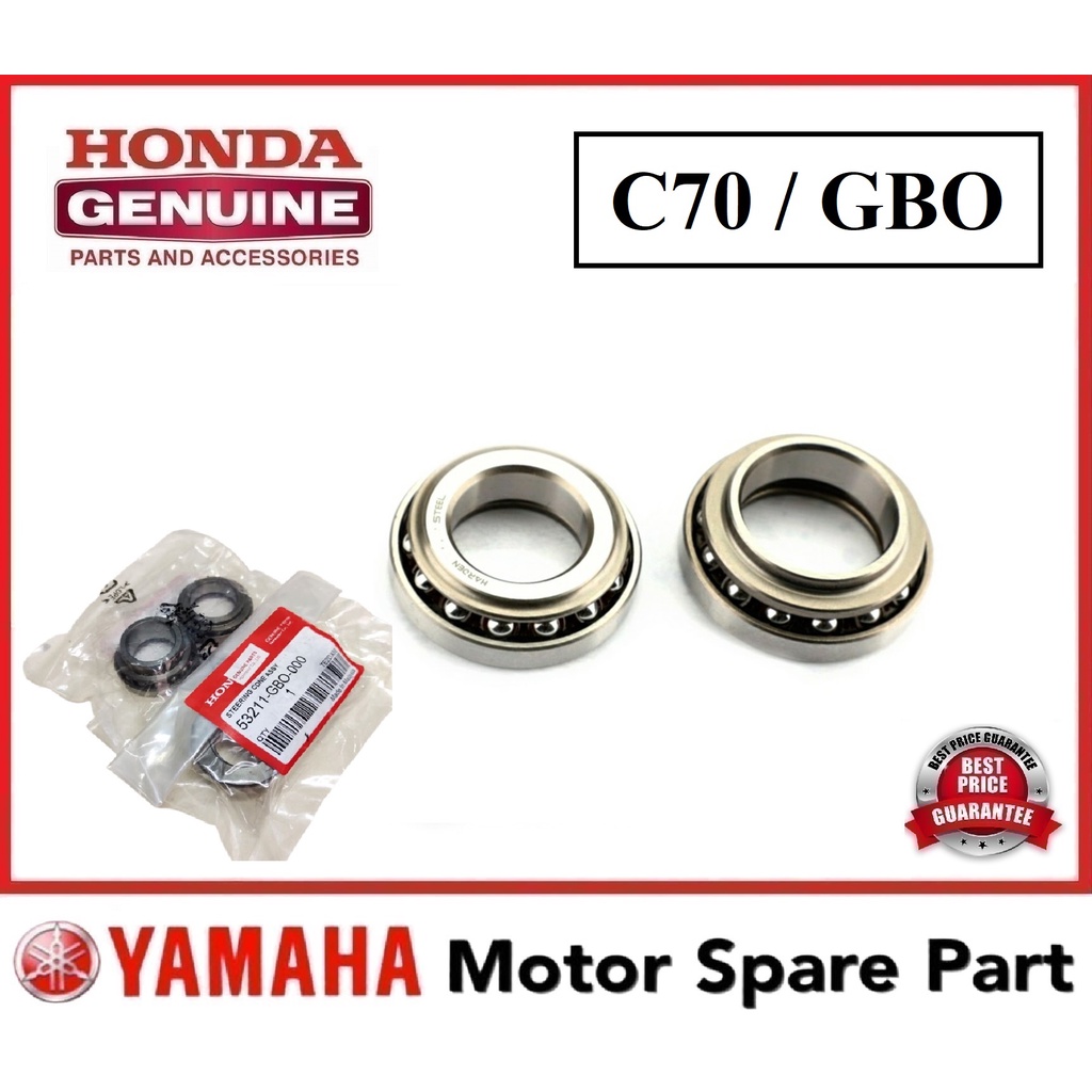 HONDA GBO / C70 STEERING CONE SET 0 BEARING KACANG STEERING C-70 C 70 ...