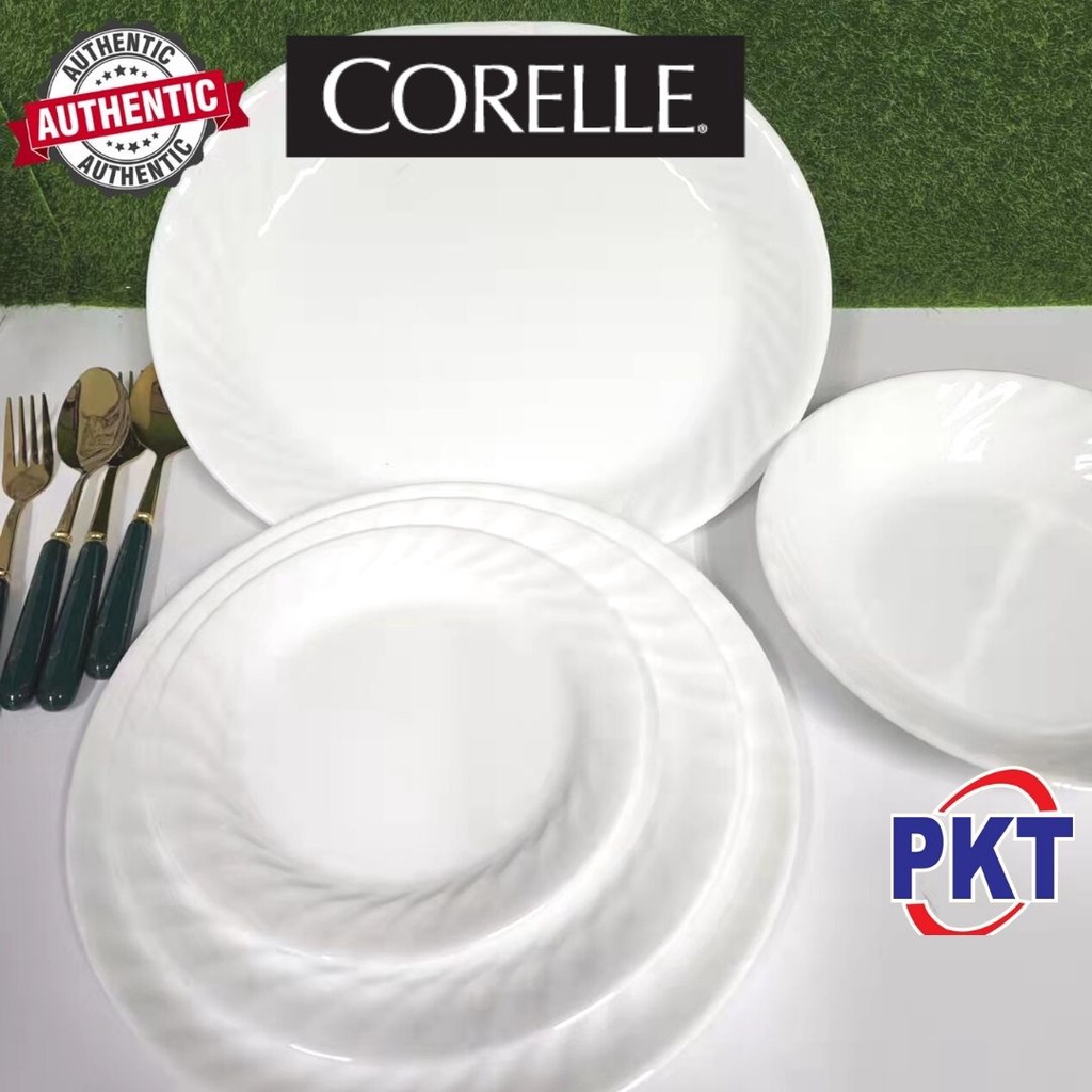 CORELLE SCULPTURE WAVY WINTER FROST WHITE LOOSE ITEM PLATE BOWL ...