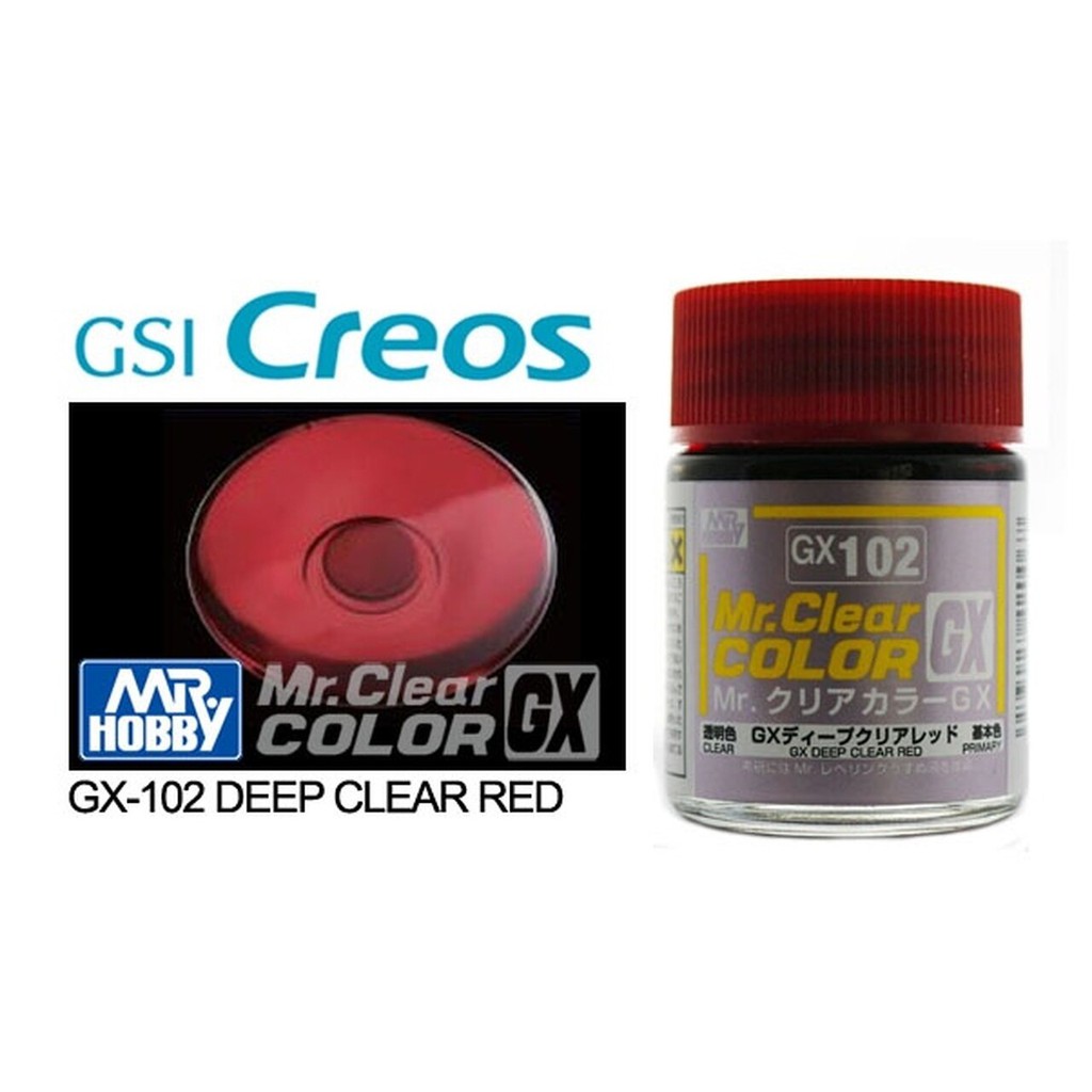 MR COLOR GX102 CLEAR RED (HOBBY & MODEL KIT PAINT) | Shopee Malaysia