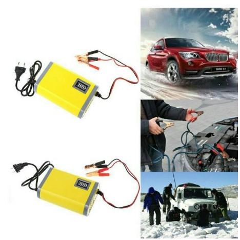 12V 6A Pengecas Bateri Kereta,lori, Motosikal/automotive Rechargeable ...
