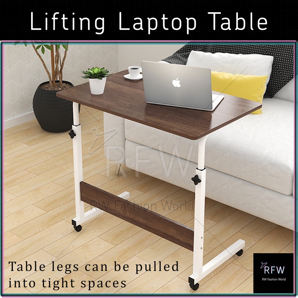 Portable Easy Lifting Laptop Table Computer Desk Height Adjustable with ...