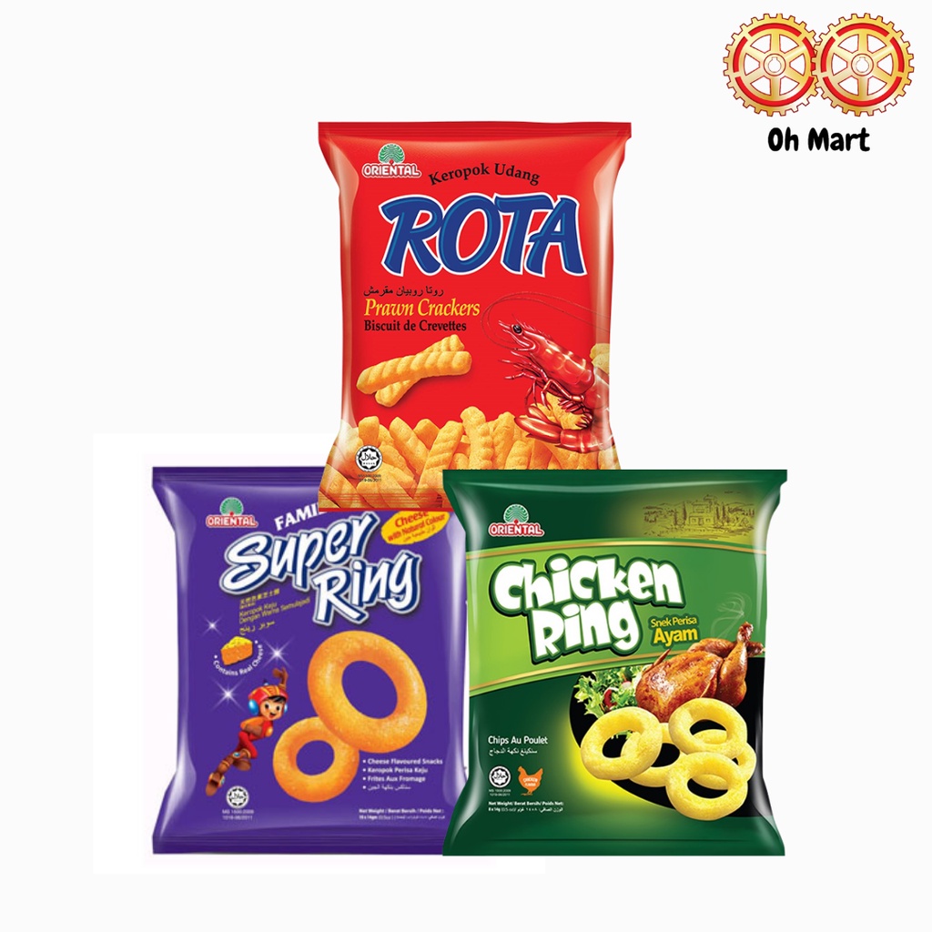 (BIG VALUE) Oriental Super Ring Cheese /Rota Prawn Crackers/Chicken ...