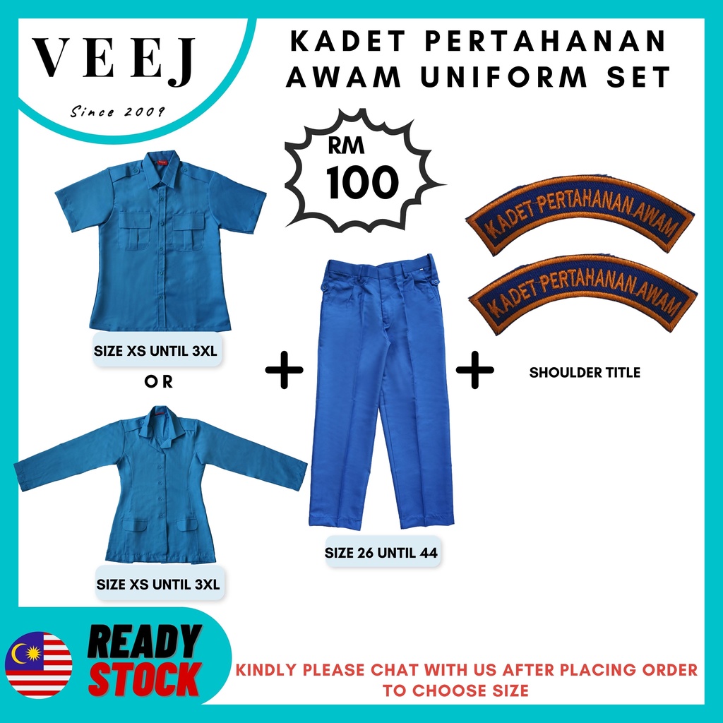 SET I UNIFORM SET I PENGAKAP I KADET KB I KADET KP I PUTERI ISLAM I ...