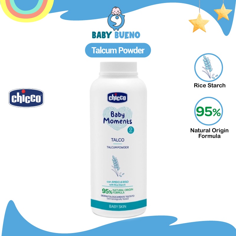 Baby Bueno (Baby Skin) Chicco Baby Moments Talcum Powder (150g ...