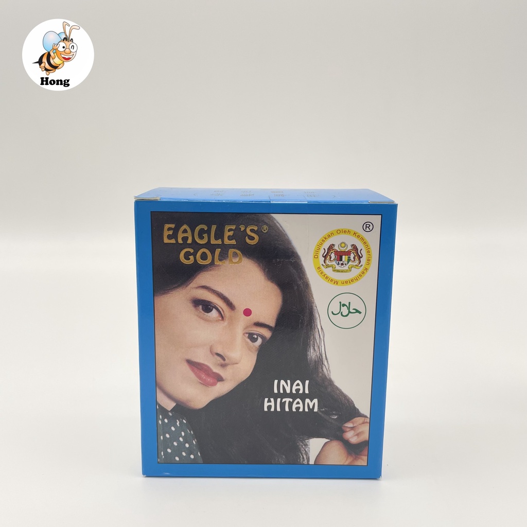 Eagle's Gold Inai Hitam / Brown Henna hair dye (6 pouches) | Shopee ...