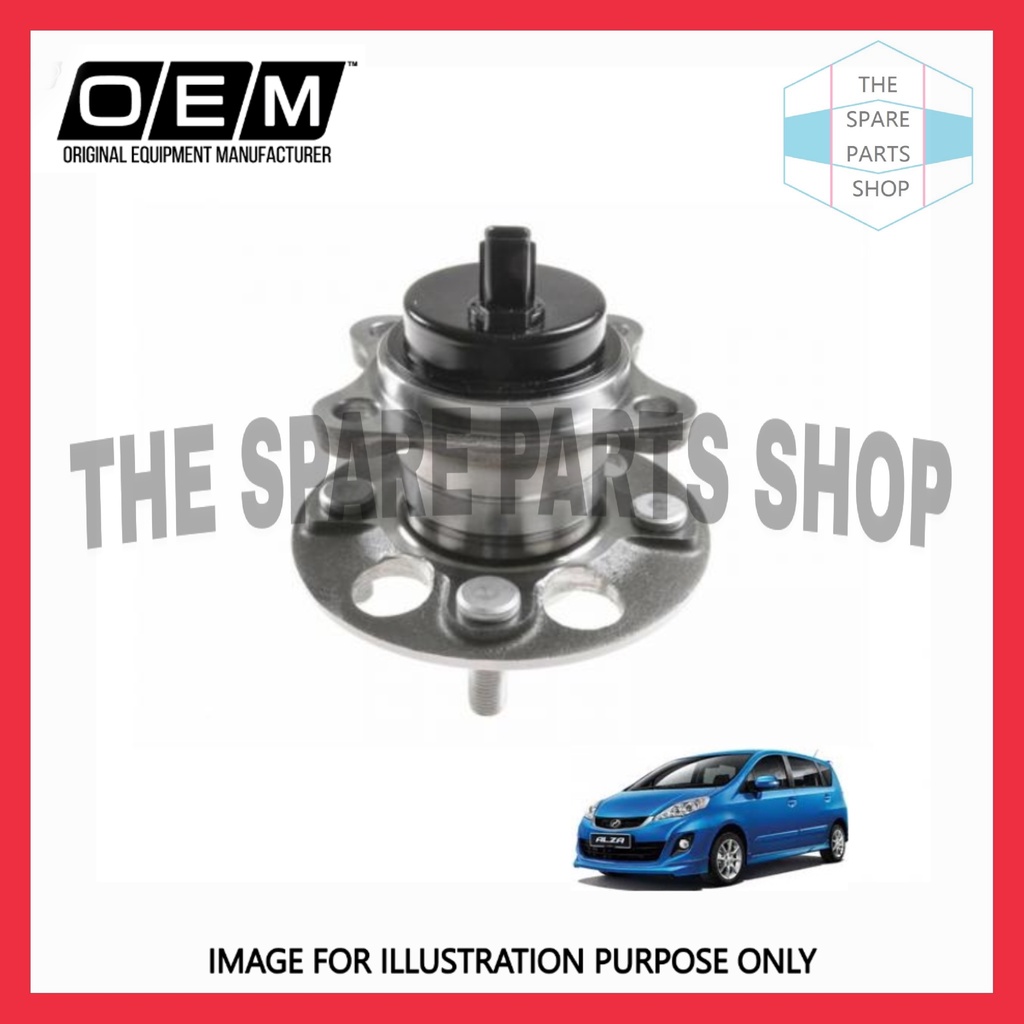 PERODUA ALZA 1.5 (NO ABS) REAR WHEEL BEARING HUB OEM (42410-BZ060-O ...