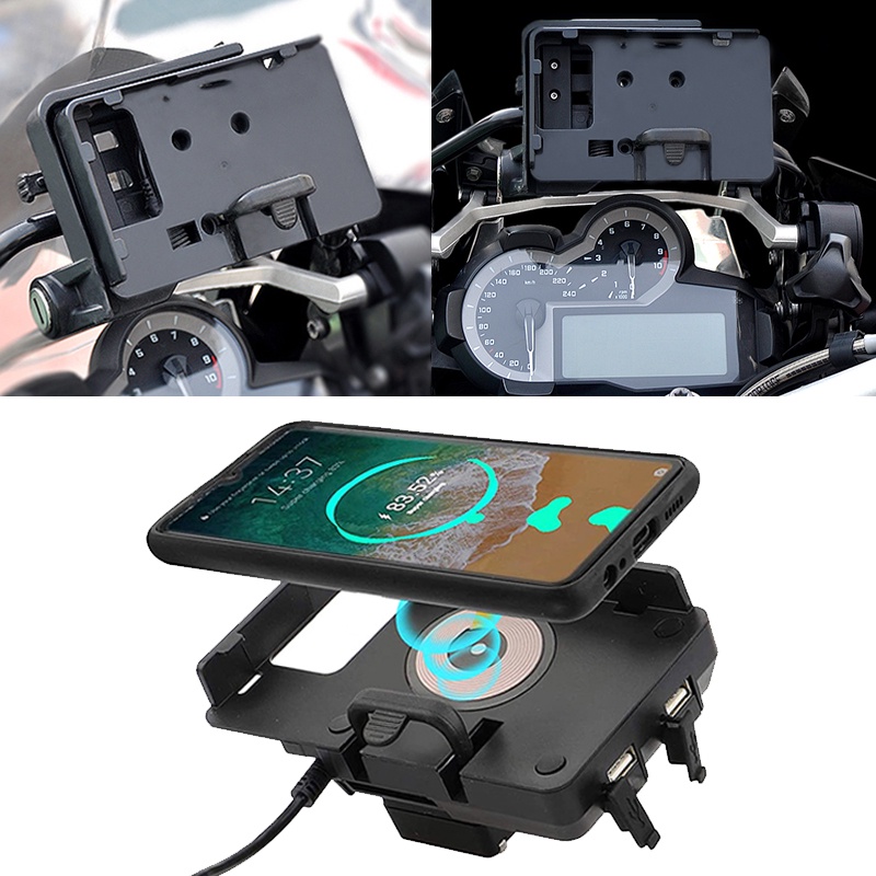 SPMOTO R1200GS Wireless Charging Phone Navigation Bracket Phone Holder ...