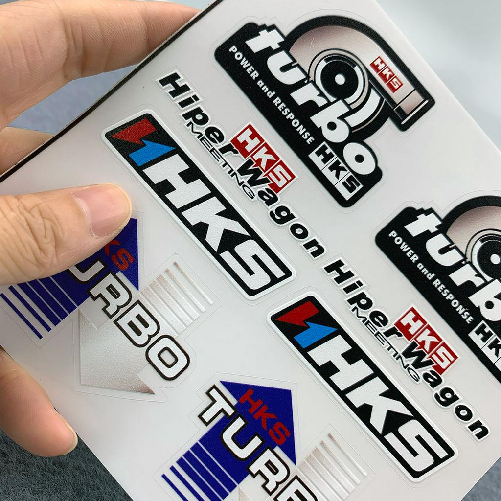 Polymer Car Sticker HKS Vios Civic City Myvi Passo Almera Move Mira Evo ...