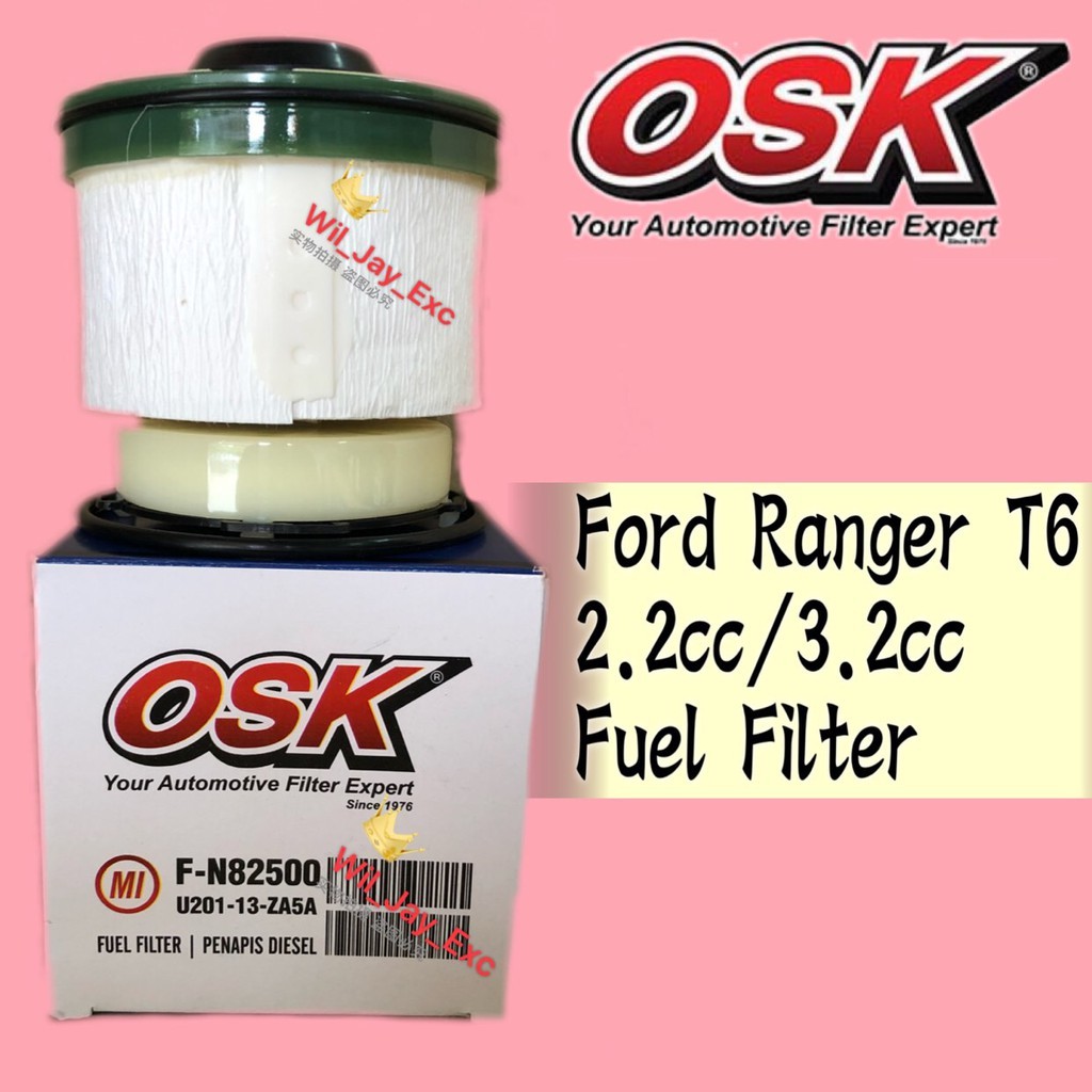 OSK FUEL FILTER F-N82500 FORD RANGER T6 2.2CC / 3.2CC,TRITON 2017 ...