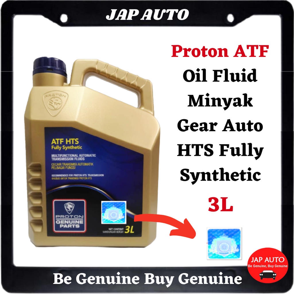 Proton ATF Oil Fluid Minyak Gear Auto HTS Fully Synthetic 3L - Proton ...