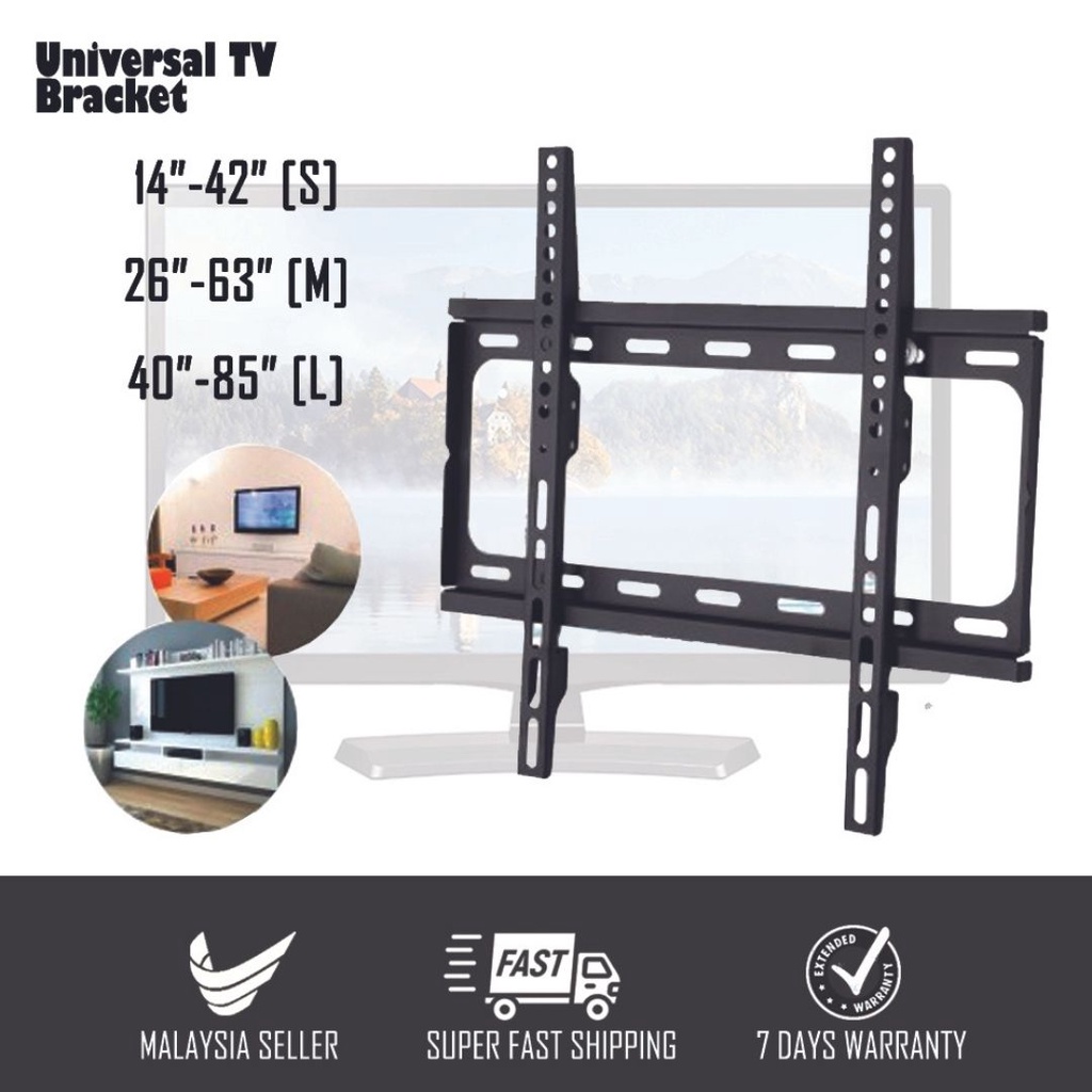 Universal Plasma/LED/LCD TV Wall Mount Bracket/Holder (14"-42") / (26 ...