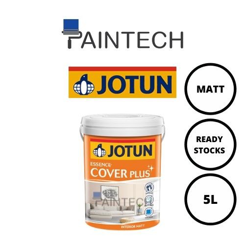 Jotun Essence Cover Plus Matt Paint - 5L | Shopee Malaysia