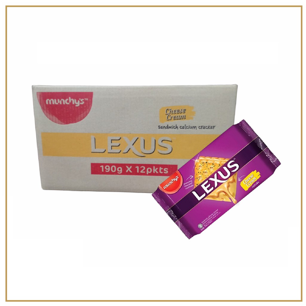 Munchy’s Lexus Sandwich Cheese - 1CTN(190gx12PKT) | Shopee Malaysia