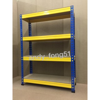 BOLTLESS RACK 4’H x 2’L x 1’D x 4 LEVEL /1200mm(H)x600mm(L)x300mm(D ...