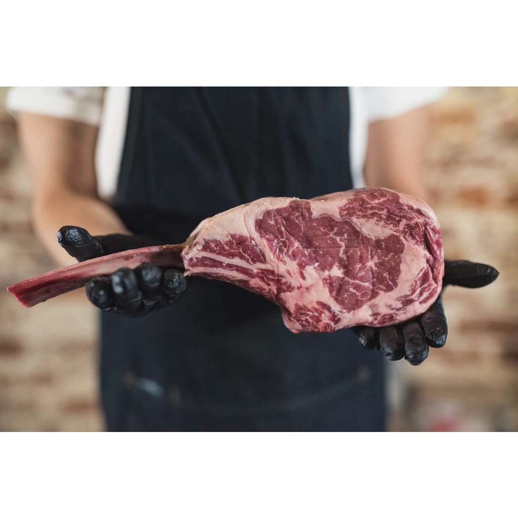2Kg± Australia Premium Angus Beef Tomahawk Steak Halal Frozen Wagyu ...