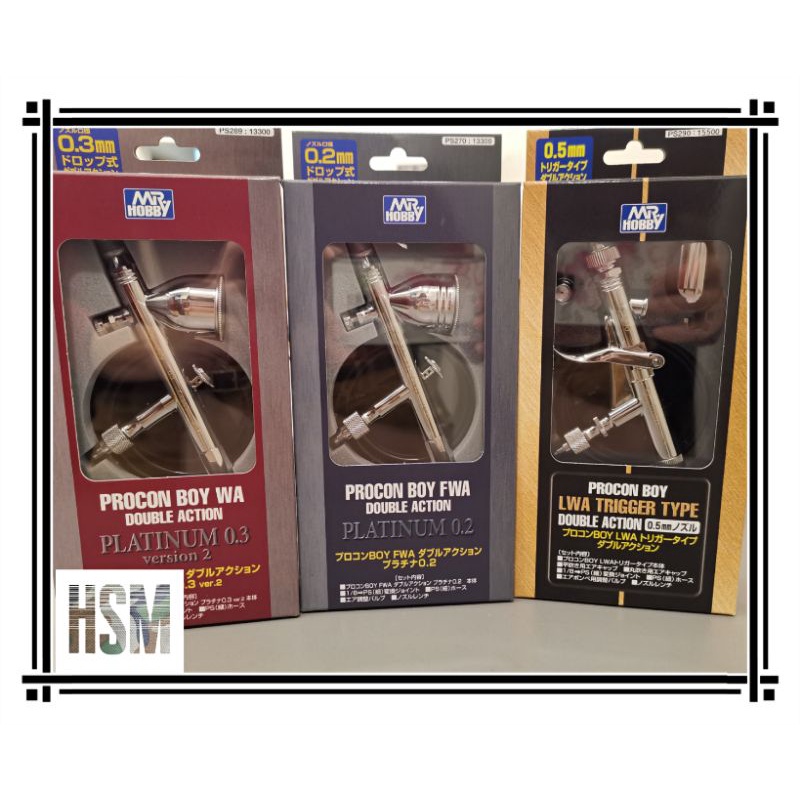 Japan GSI Mr hobby airbrush double-action wind-adjusted airbrush model coloring spray paint ...