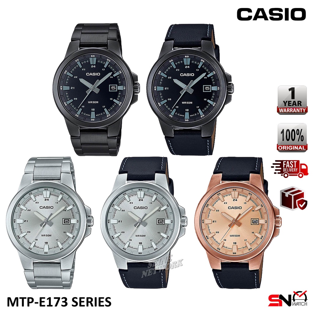 Casio MTP-E173B MTP-E173BL MTP-E173D MTP-E173L MTP-E173RL Date Display ...