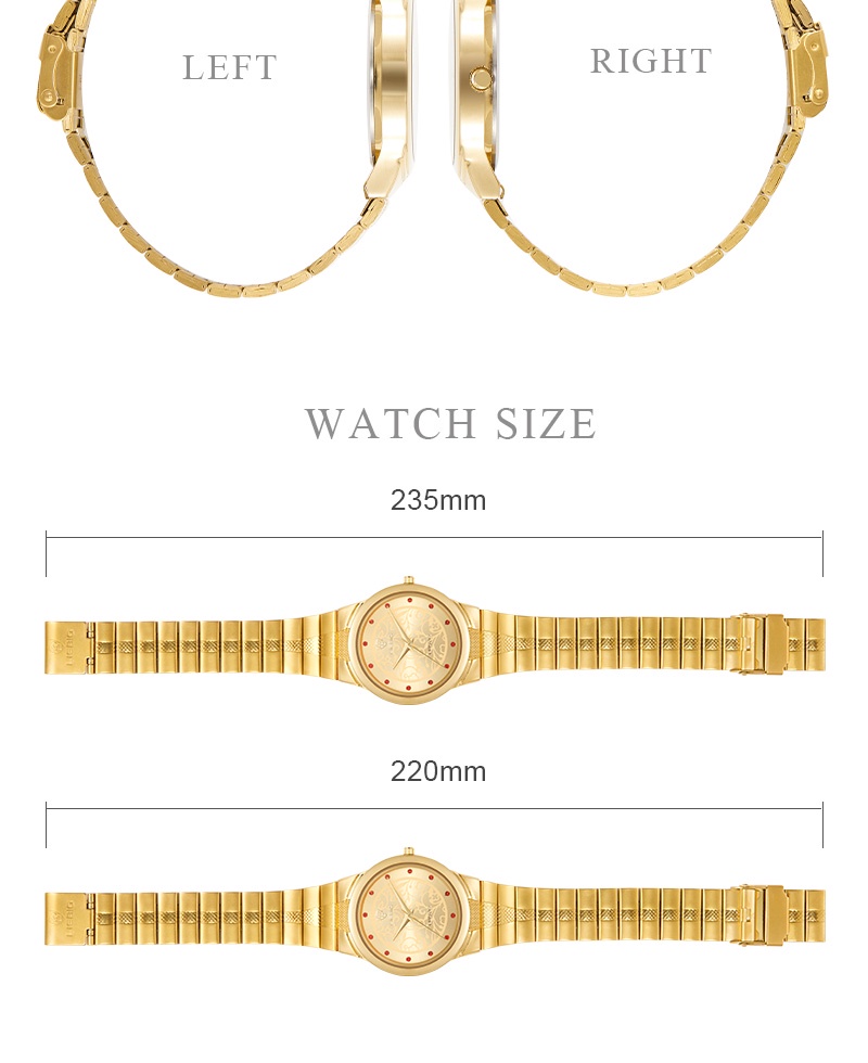 LIEBIG Quartz Watch Stainless Steel Couple Watch 30M Waterproof ...