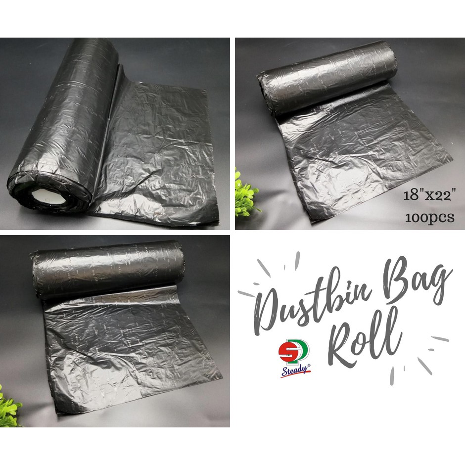 Dustbin Bag Roll (18"x22") [100pcs] | Shopee Malaysia