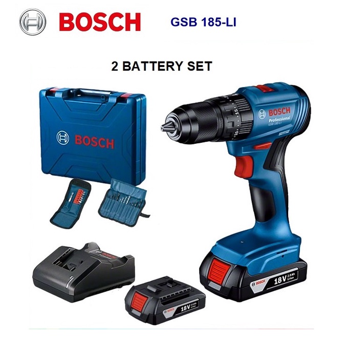 BOSCH GSR 185-LI PROFESSIONAL CORDLESS DRILL/DRIVER | Shopee Malaysia