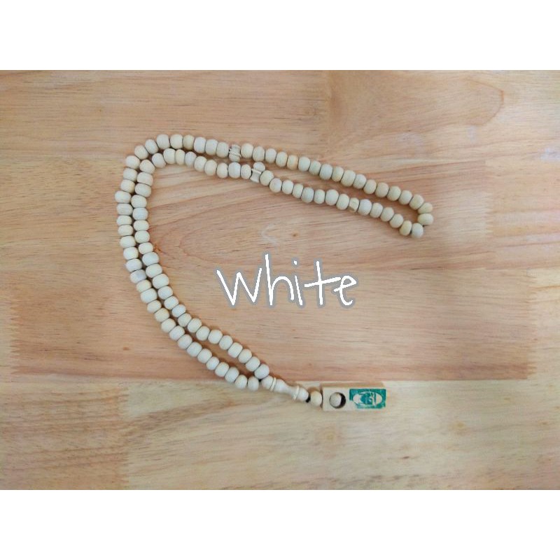Tasbih Kayu 99 Biji | Tasbeeh Kayu Cap Masjid | Zikir Harian Kayu Kukun ...