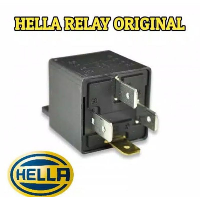 Genuine Hella Relay 100c/o Original 12V 30A 4 legs for Car Motorcycle ...