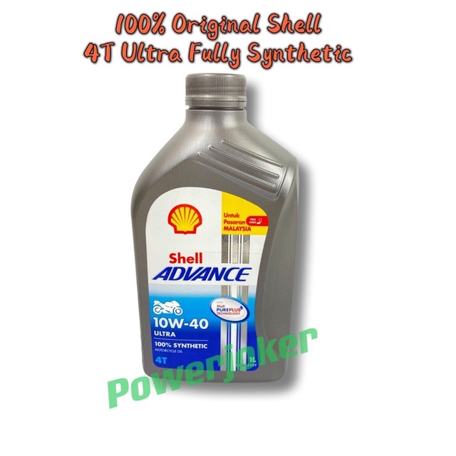 (100% Original Shell) 4T Ultra 100% Fully Synthetic (10W-40 10W40 ...