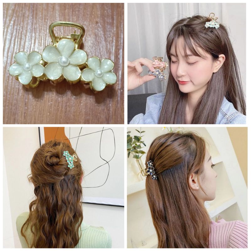 Korean Pearl Gold Flower Iron Jedai | Shopee Malaysia