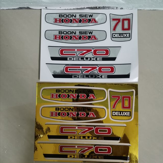 Honda C70 Sticker Bulat 💥Hot💥 | Shopee Malaysia