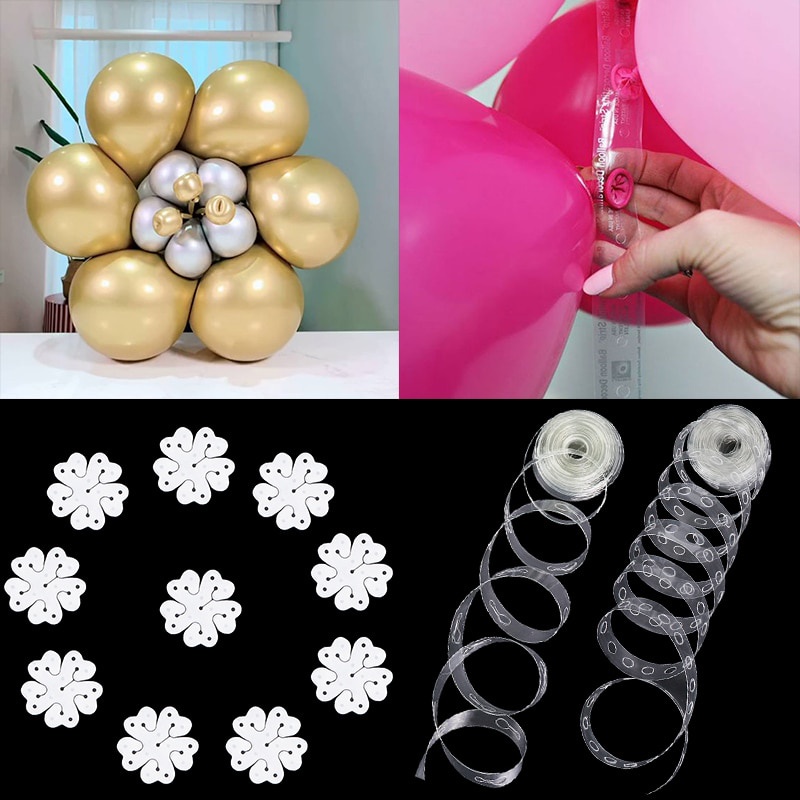 Balloon Accessories Balloon Chain Five Hole Plum Flower Shape Balloon ...