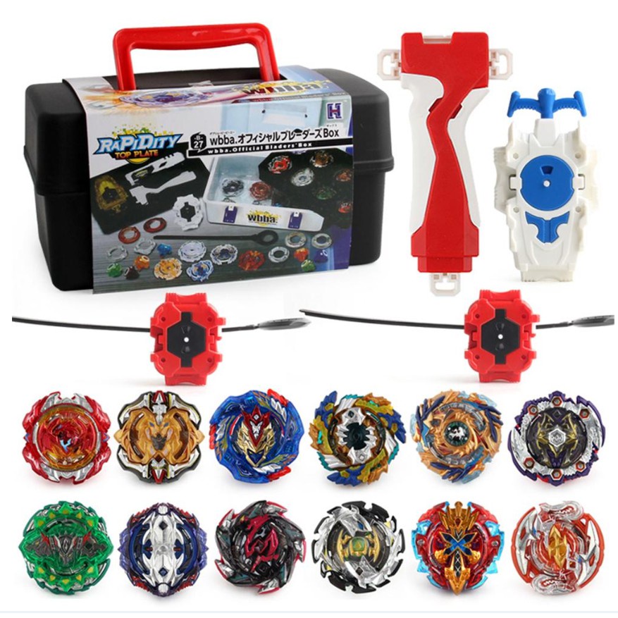 12 Styles Bayblades Metal Fusion Beyblades Set Storage Box Top Beyblade ...