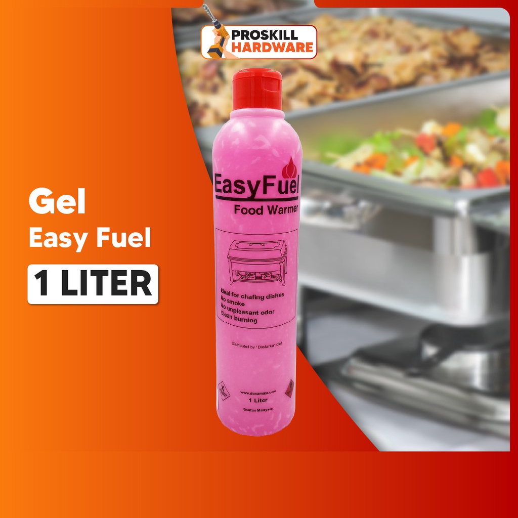 PROSKILL HARDWARE Food Warmer Gel Food Heating Gel Easy Fuel 1 Liter ...