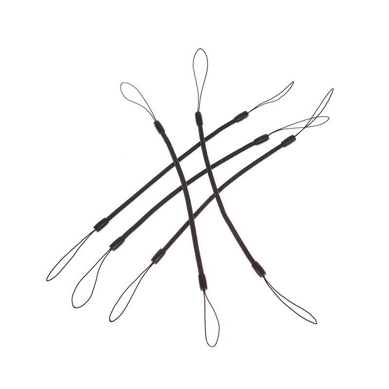 5pcs Black Elastic Tether Lanyards Stylus Pens Coil Strap for LCD ...