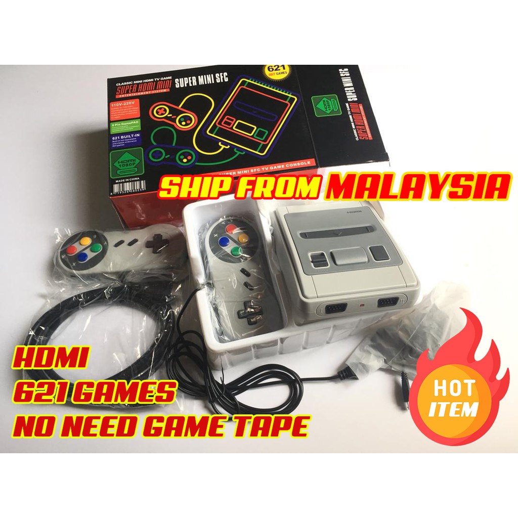 HD CLASSIC GAME SUPER HDMI MINI 621 RETRO GAME BUILT IN CONSOLE SUPER ...